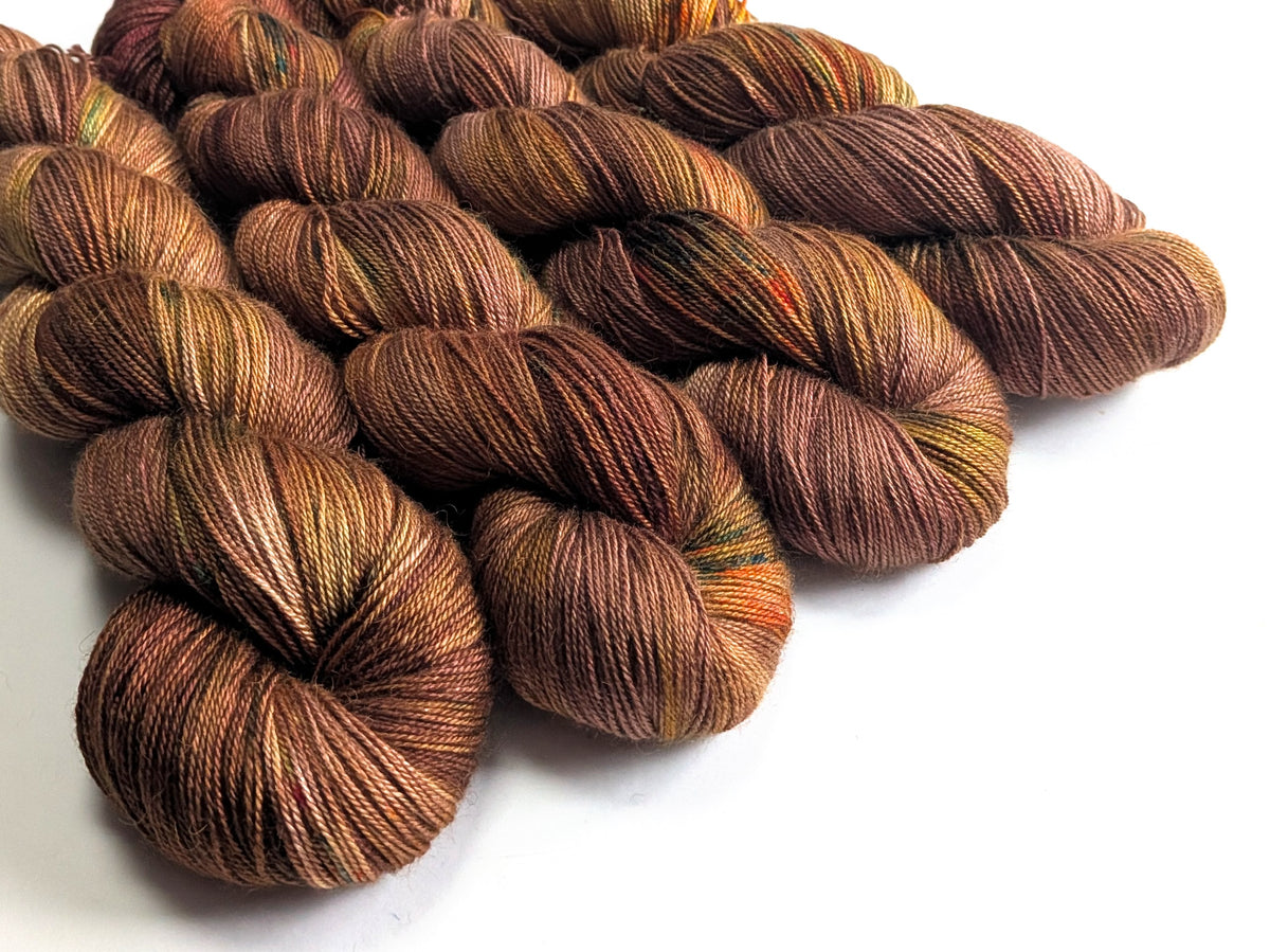 Radagast on baby camel/silk 4ply/fingering weight yarn. - Felt Fusion