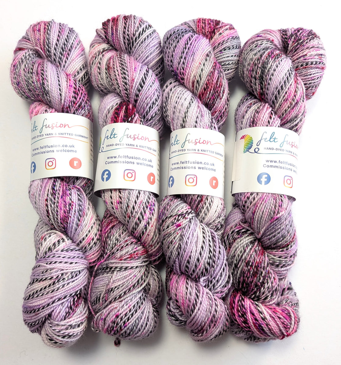 Jack Valentine on high twist superwash merino/nylon "Zebra" sock yarn ...